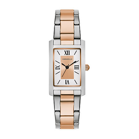 Caravelle Womens Two-Tone Stainless Steel Bracelet Watch 21x33mm - Two Tone