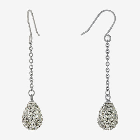 Click here for Silver Treasures Womens Crystal Sterling Silver Dr... prices