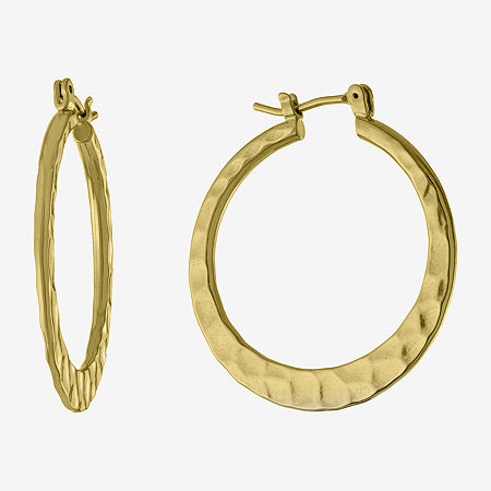 Click here for Silver Reflections Womens 14K Gold Over Brass 33mm... prices