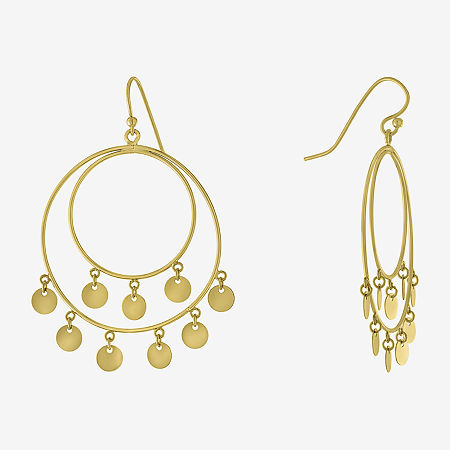 Click here for Silver Reflections Womens 14K Gold Over Brass Roun... prices