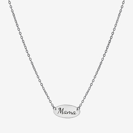 Click here for Silver Treasures Mama Womens Sterling Silver Oval... prices