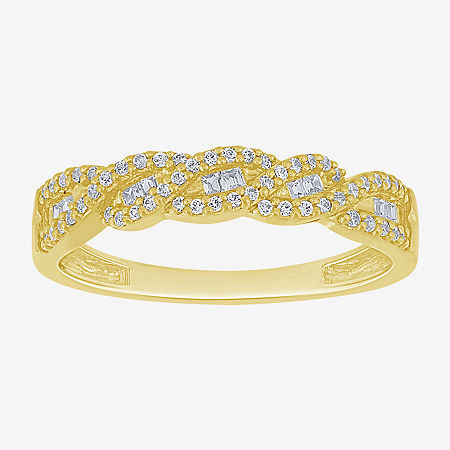 Click here for 1/4 CT.T.W. Natural Diamond 10K Gold Anniversary W... prices