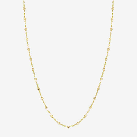 Click here for Womens 14K Gold 17 Inch Pendant Necklace  One Size prices