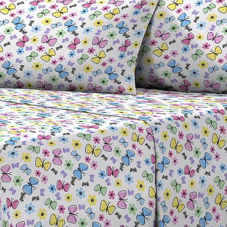 Click here for Dream Factory Sweet Butterfly 4-Pc. Sheet Set  Ful... prices
