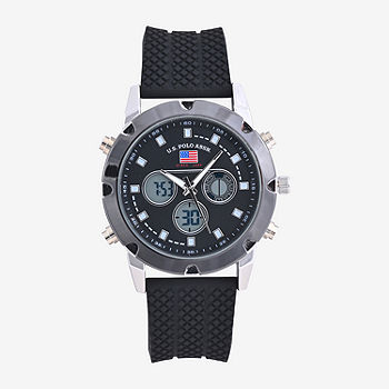 U.S. Polo Assn. Mens Black Strap Watch Us9799jc - JCPenney U.S. Polo Assn. Mens Black Strap Watch Us9799jc - JCPenney