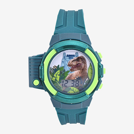 Click here for Jurassic World Boys Digital Green Strap Watch Jrw4... prices