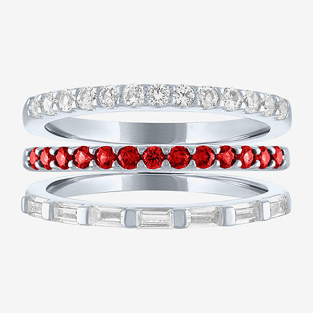 Click here for Womens Lab Created Gemstone Sterling Silver Ring S... prices