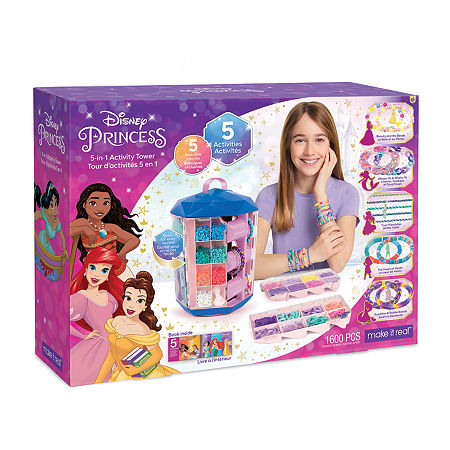 Disney 5-In-1 Activity Tower DIY Jewelry Kit  One Size  Multiple Colors