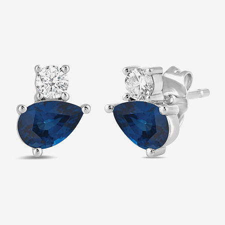 Click here for Toi Et Moi Genuine Gemstone & 1/5 CT. T.W. Lab Gro... prices