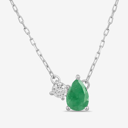 Click here for Toi Et Moi Womens Genuine Gemstone & 1/10 CT. T.W.... prices