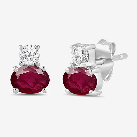 Click here for Toi Et Moi Genuine Gemstone & 1/5 CT. T.W. Lab Gro... prices