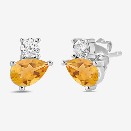 Click here for Toi Et Moi Genuine Gemstone & 1/5 CT. T.W. Lab Gro... prices