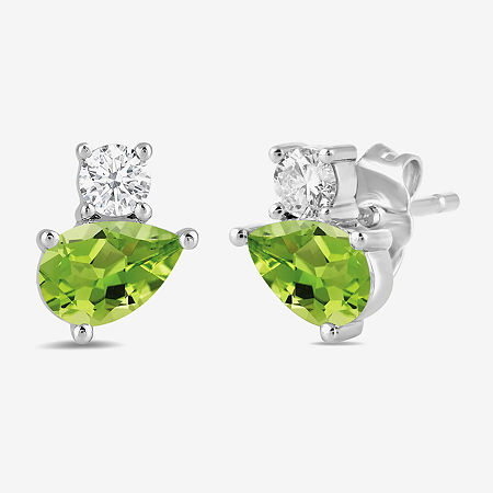 Click here for Toi Et Moi Genuine Gemstone & 1/5 CT. T.W. Lab Gro... prices