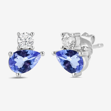 Click here for Toi Et Moi Genuine Gemstone & 1/5 CT. T.W. Lab Gro... prices