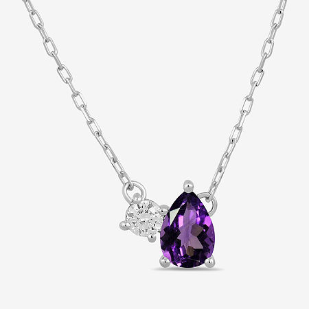 Click here for Toi Et Moi Womens Genuine Gemstone & 1/10 CT. T.W.... prices