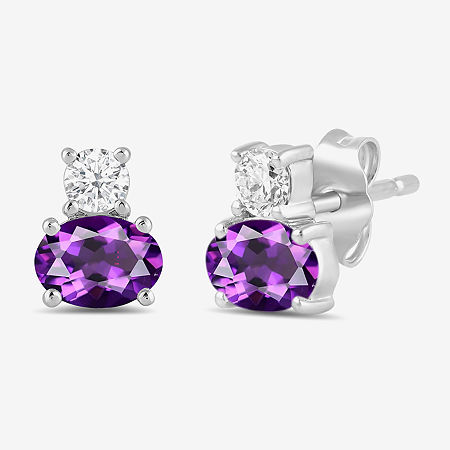 Click here for Toi Et Moi Genuine Gemstone & 1/5 CT. T.W. Lab Gro... prices