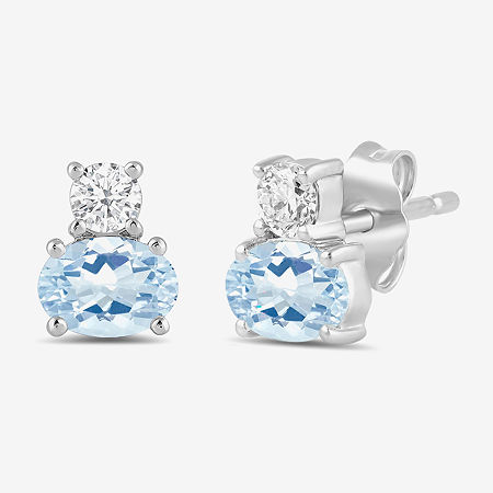 Click here for Toi Et Moi Genuine Gemstone & 1/5 CT. T.W. Lab Gro... prices