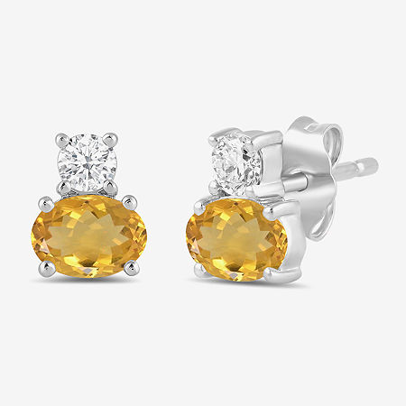 Click here for Toi Et Moi Genuine Gemstone & 1/5 CT. T.W. Lab Gro... prices