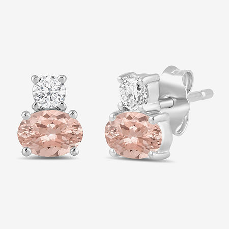 Click here for Toi Et Moi Genuine Gemstone & 1/5 CT. T.W. Lab Gro... prices