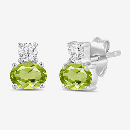Click here for Toi Et Moi Genuine Gemstone & 1/5 CT. T.W. Lab Gro... prices