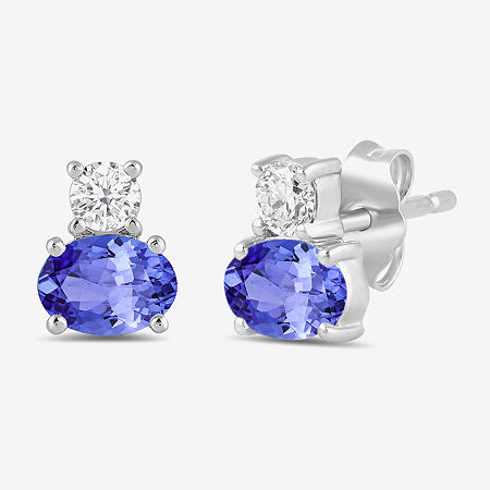 Click here for Toi Et Moi Genuine Gemstone & 1/5 CT. T.W. Lab Gro... prices