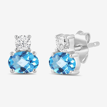 Click here for Toi Et Moi Genuine Gemstone & 1/5 CT. T.W. Lab Gro... prices