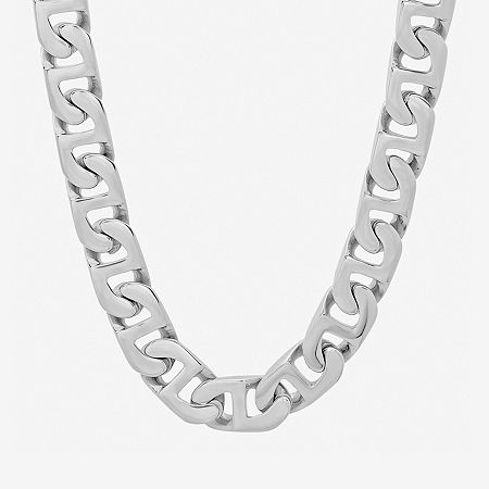 Click here for Mens Link Necklace in Stainless Steel  One Size prices
