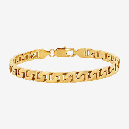 Click here for Mens Stainless Steel 8 3/4 Inch Link Bracelet  One... prices