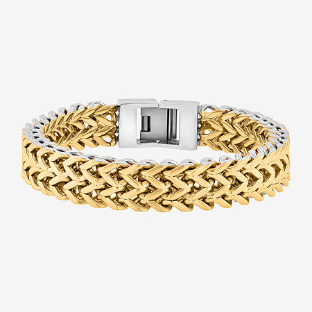 Click here for Mens Stainless Steel 8 1/2 Inch Link Chain Bracele... prices