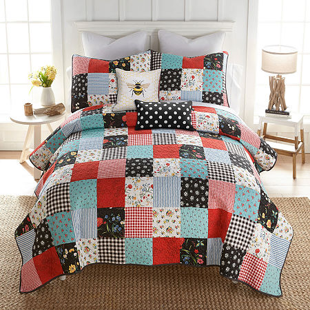 Donna Sharp Wild One Patch 3-Pc. Quilt Set  Queen - Multi