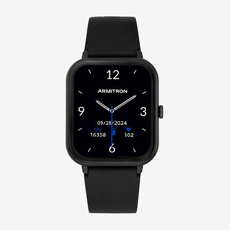 Armitron Connect Eclipse Black Silicone Smartwatch  45mm - Black