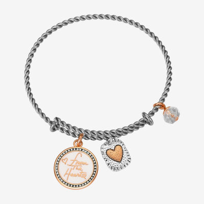 Footnotes Womens Crystal 10K Gold Over Brass Pure Silver Over Brass ...