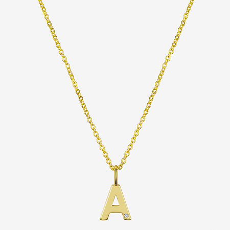 Click here for Sparkle Allure Initial Womens Diamond 14K Gold Ove... prices