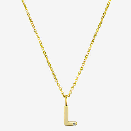 Click here for Sparkle Allure Initial Womens Diamond 14K Gold Ove... prices