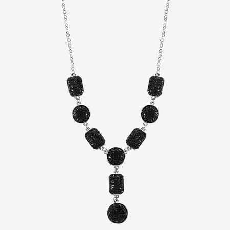 Click here for Mixit Womens 17 Inch Y Necklace  One Size  Black prices