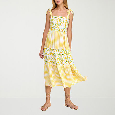 Click here for City Triangle Womens Midi Juniors Fit + Flare Dres... prices