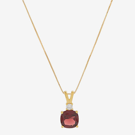 Click here for Womens 1/10 CT. T.W. Genuine Red Garnet 14K Gold O... prices