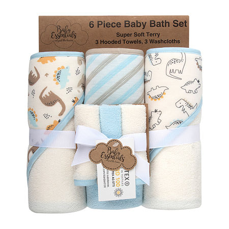 Click here for Baby Essentials 6-pc. Hooded Towel  One Size  Blue prices