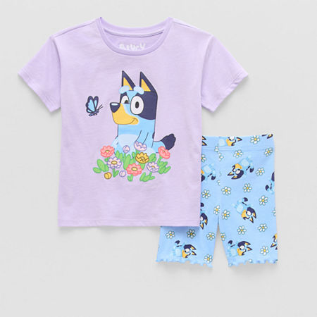 Click here for Toddler Girls 2-pc. Bluey Short Set  2t  Pink prices