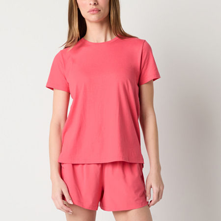 Click here for Xersion Womens Cotton Crew Neck Short Sleeve T-Shi... prices