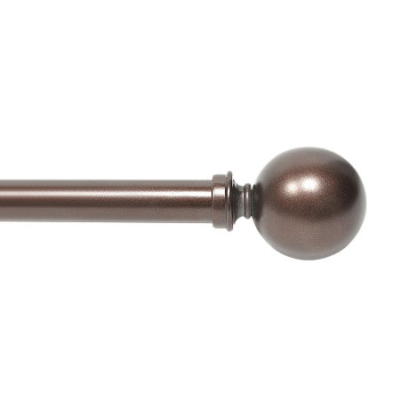 Click here for Deco Window Round Ball 1 IN Adjustable Curtain Rod... prices