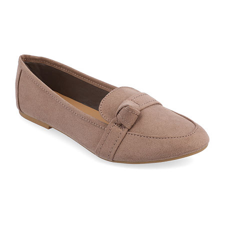 Journee Collection Womens Marci Slip On Flats - Taupe