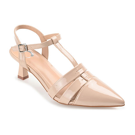 Click here for Journee Collection Womens Jazlynn T Strap Kitten H... prices