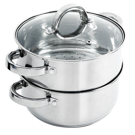 Click here for Hali Steamer Set W/Lid - 3 Qt Casserole W/Lid & St... prices