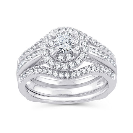 Click here for Womens 1 CT. T.W. Natural White Diamond 10K Gold R... prices