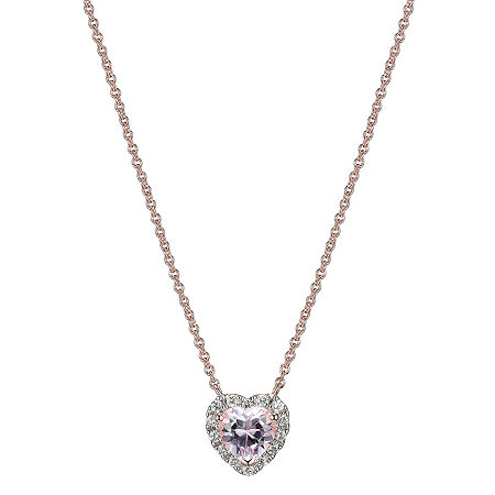 Click here for Womens Lab Grown Pink Sapphire & 1/7 CT. T.W. Lab... prices