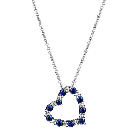 Click here for Womens Lab Grown Blue Sapphire & 1/7 CT. T.W. Lab... prices