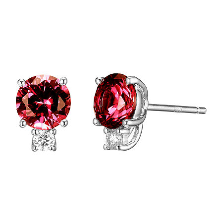 Click here for Lab Grown Red Ruby & 1/10 CT. T.W. Lab Grown White... prices