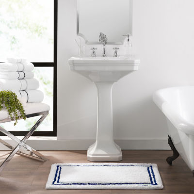 Fieldcrest Luxury Border Stripe Bath Rug - JCPenney