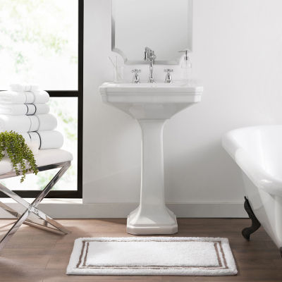 Fieldcrest Luxury Border Stripe Bath Rug - JCPenney